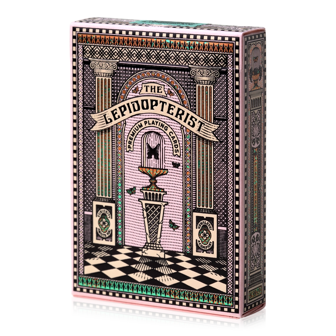 The Lepidopterist, Pink Edition Playing Cards - Kingdom Cards